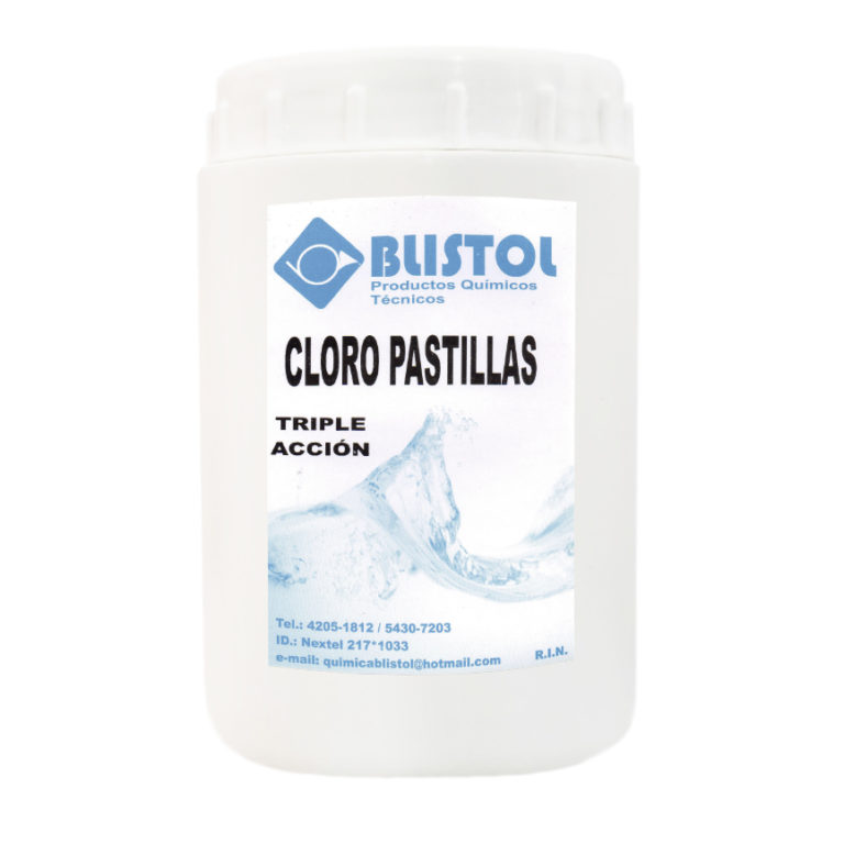 Cloro en pastillas triple acción – Química Blistol